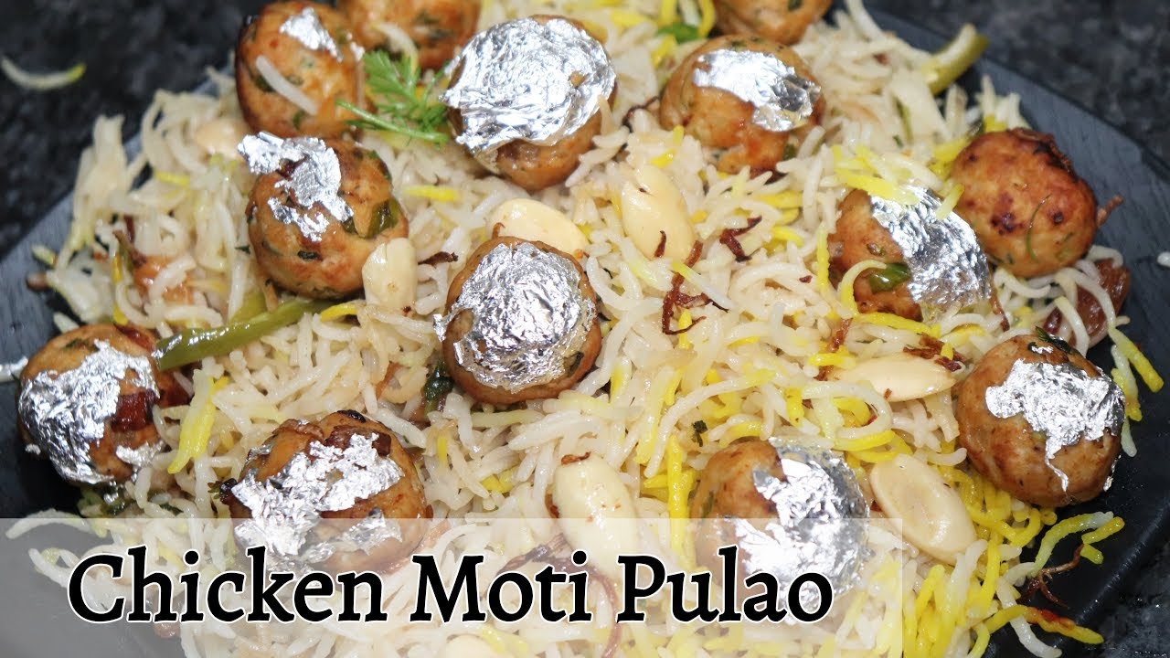 Moti Pulao | Restuarant Style | Chicken Moti Pulao | Yasmin Huma Khan ...