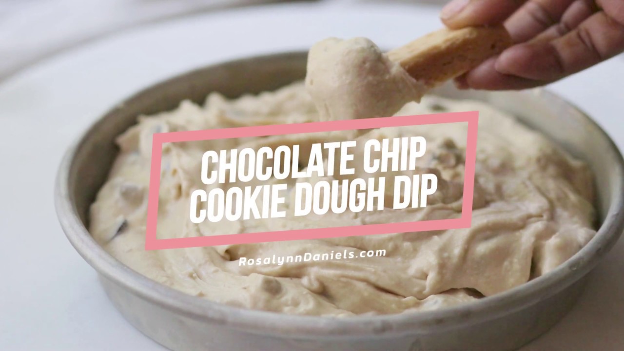 Crowd Pleaser Chocolate Chip Cookie Dough Dip with Pecans - YouTube