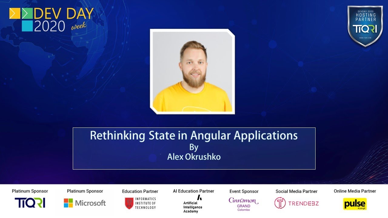 Rethinking State in Angular Applications - Alex Okrushko - YouTube