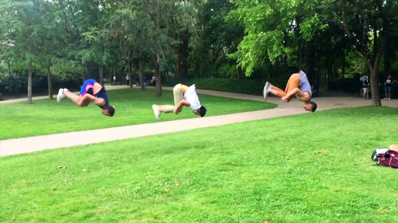 SLOW MOTION - BACK FLIP ║6║ - YouTube