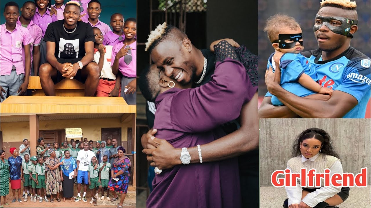 Victor Osimhen Visits His Nigerian Root and Primary School | Biography ...