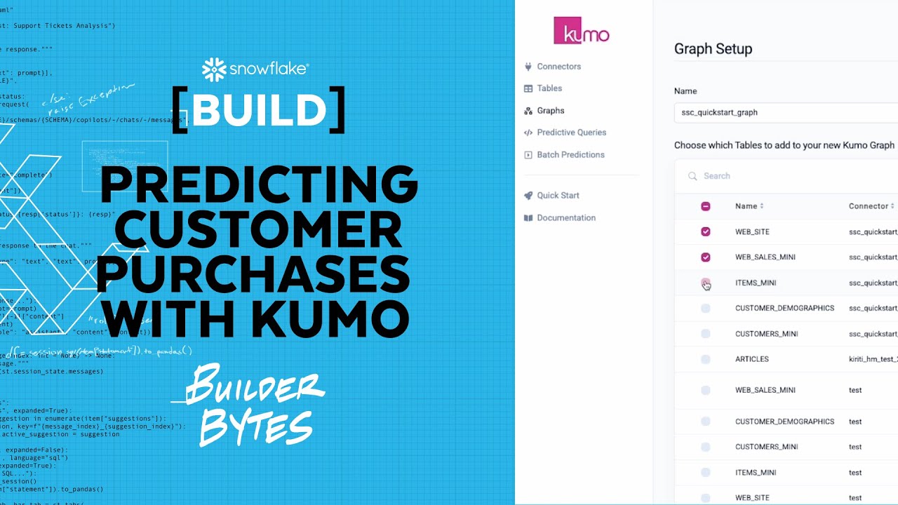 Using The Kumo Native App To Predict Customer Purchases - YouTube