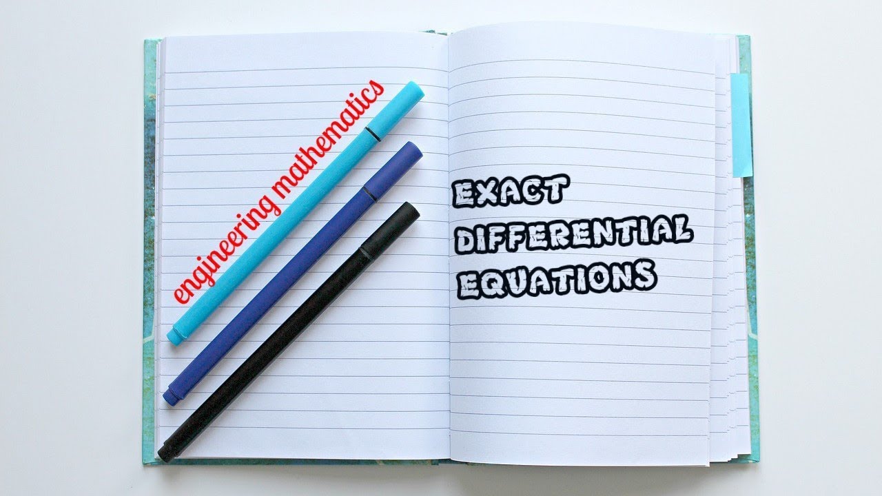Exact differential equations in engineering mathematics - YouTube