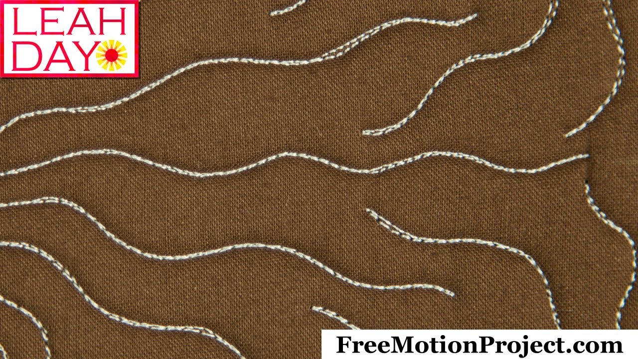 Let's Machine Quilt Water Plants - YouTube
