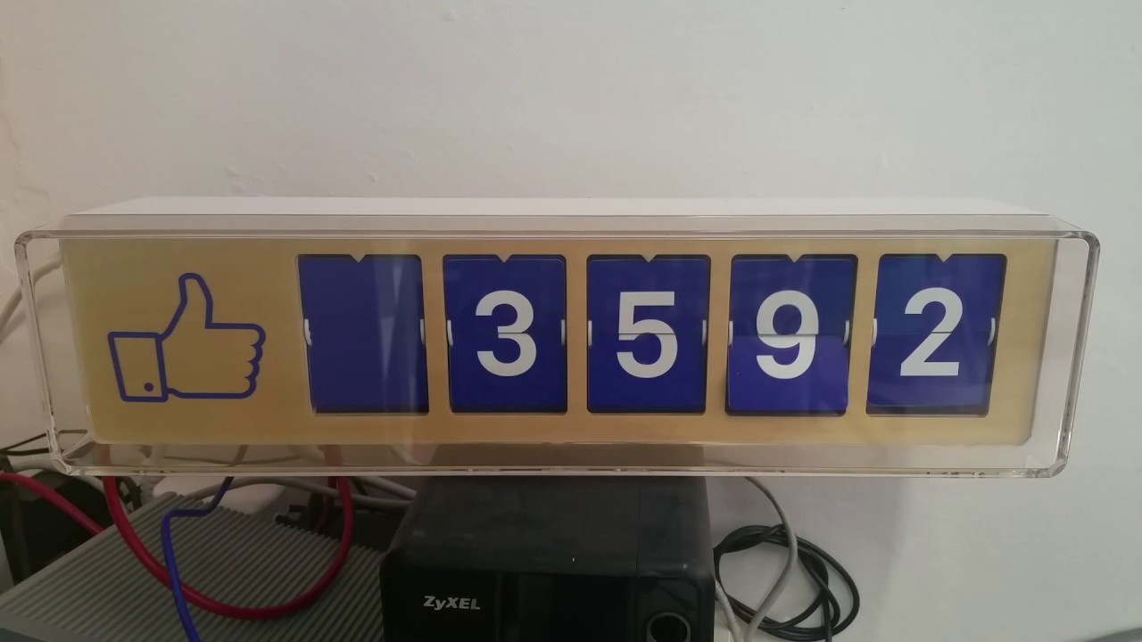 Facebook counter - YouTube