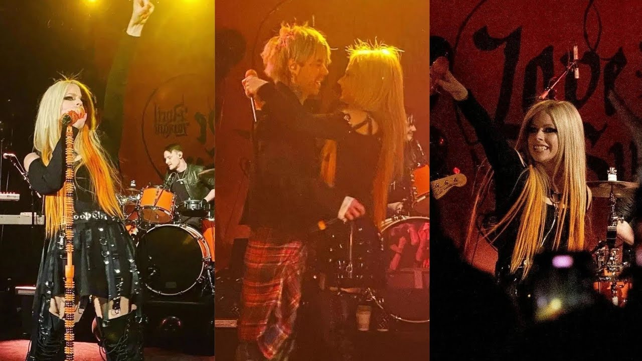 Avril Lavigne & MOD SUN - FLAMES - Live @ Roxy Theater - YouTube