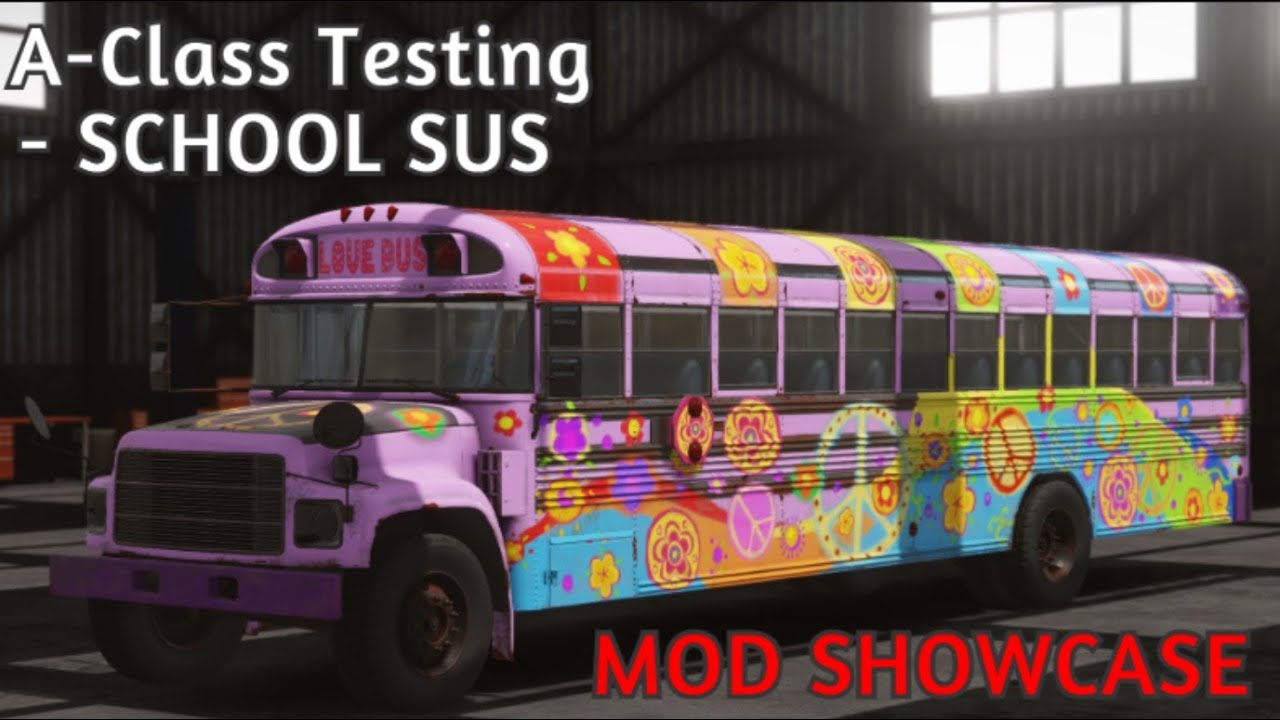 WRECKFEST MODS - SCHOOL SUS TESTING - YouTube