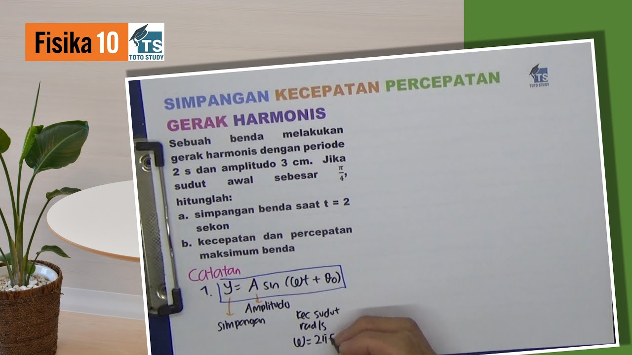 Simpangan Kecepatan Percepatan Gerak Harmonis - YouTube