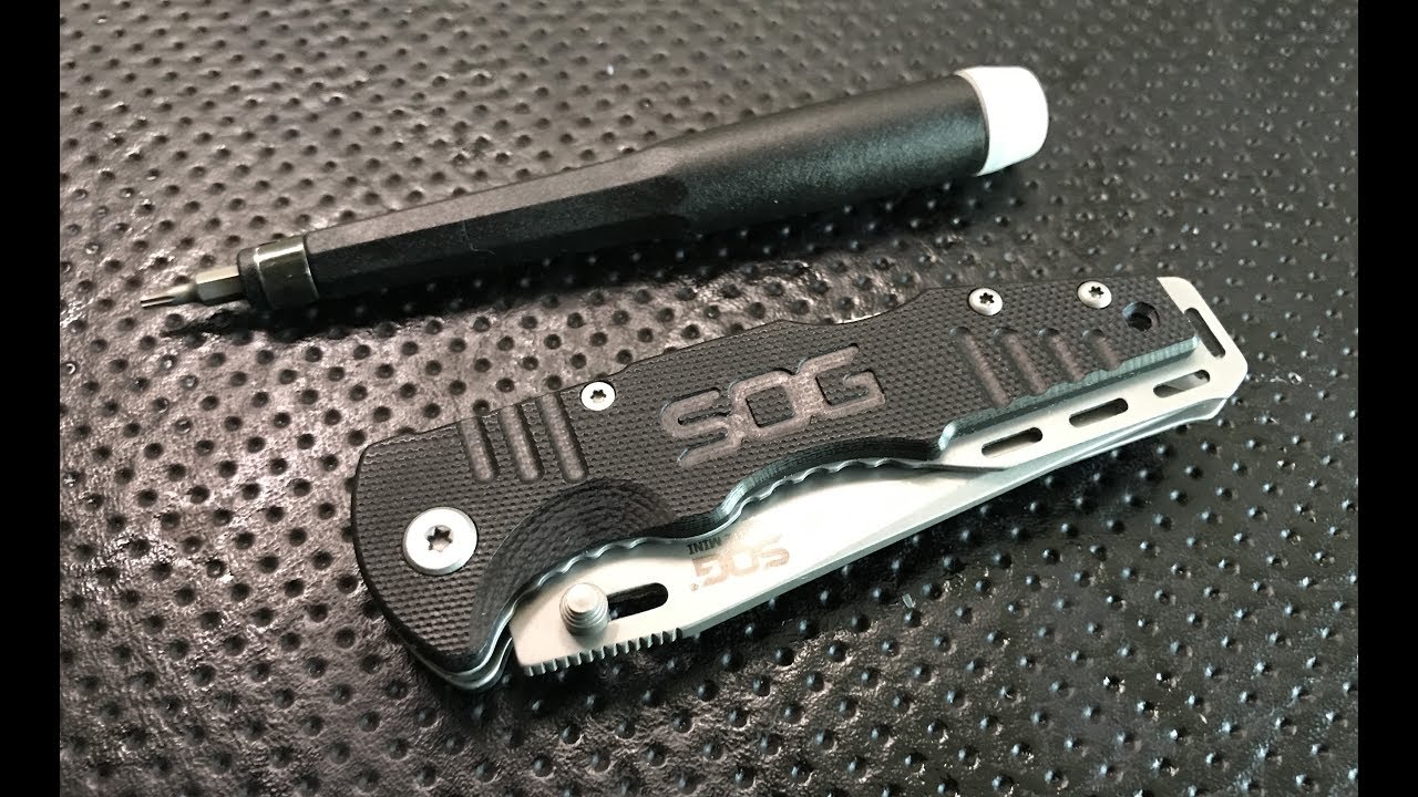 How to repair, disassemble, and maintain the SOG Salute Mini - YouTube