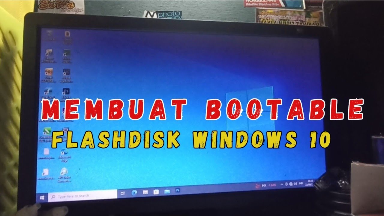 Cara Membuat Bootable Flashdisk windows 10 - YouTube