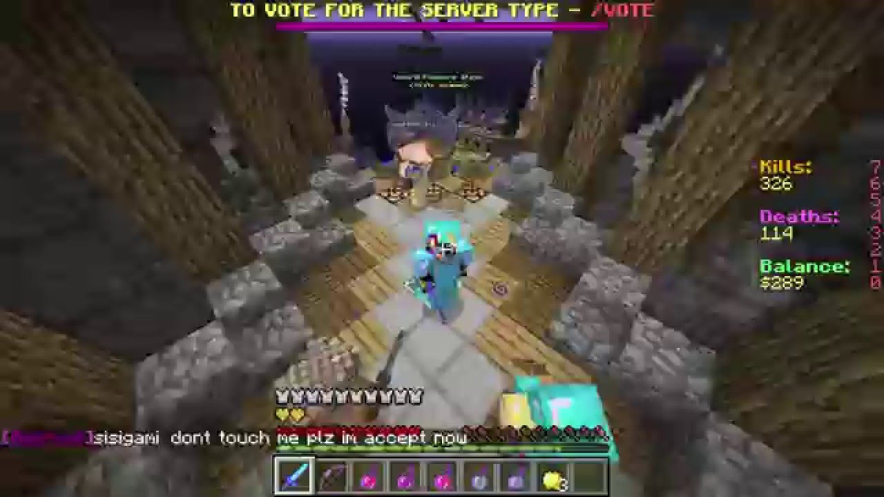 Kit pvp : mc central server - YouTube