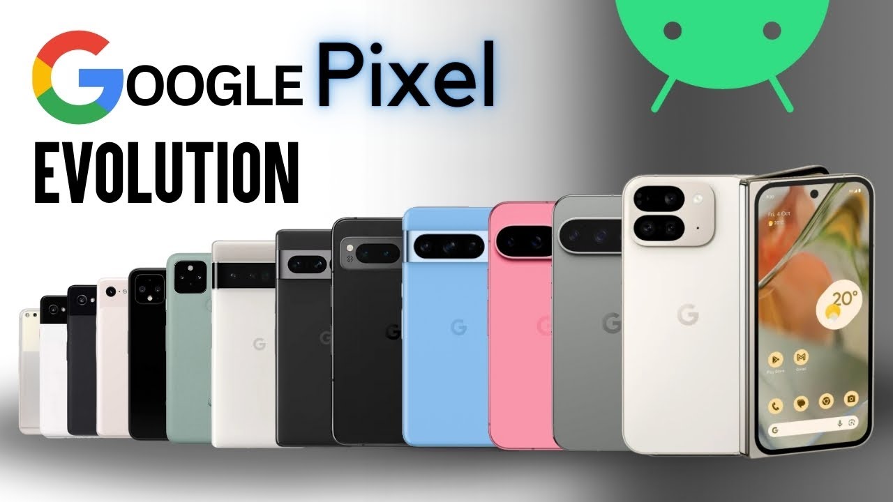 Evolution of Google Pixel Phones (2016 - 2024) | History of Google ...
