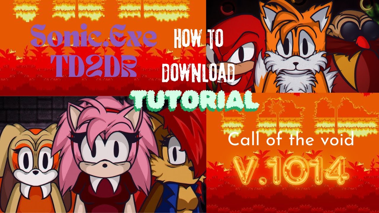 How To Install Call of The Void Mod For V. 1014. Sonic.exe The Disaster ...