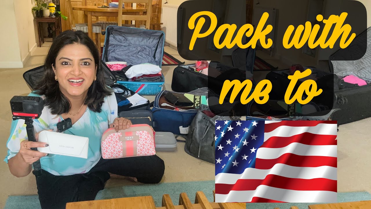 Pack with me to USA || Gia Travels || Lintu Rony || UK to USA - YouTube