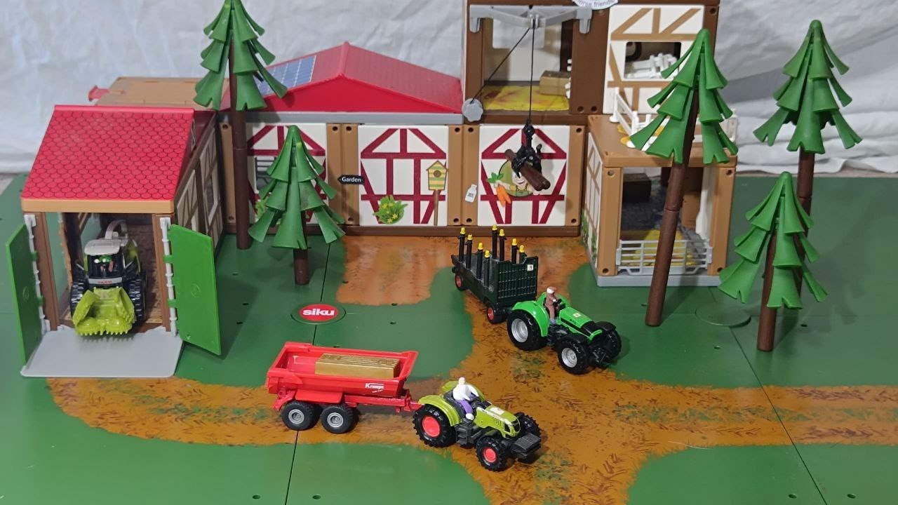 People(Tractor Drivers) on Siku Farm and New Farm Building - YouTube