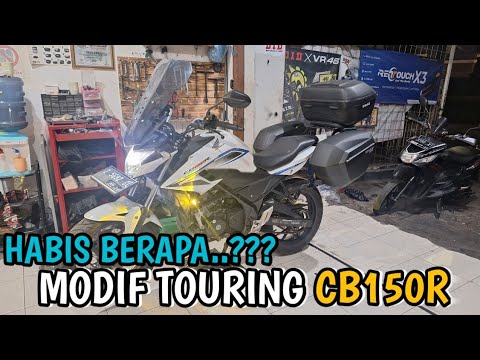 MODIF TOURING CB150R, SIMPEL DAN ELEGAN - YouTube