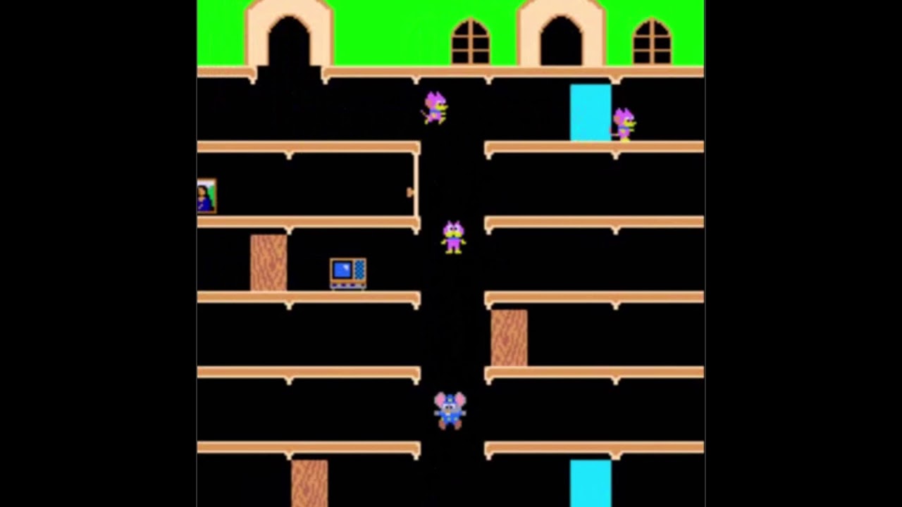 Gameplay video: Mappy - YouTube