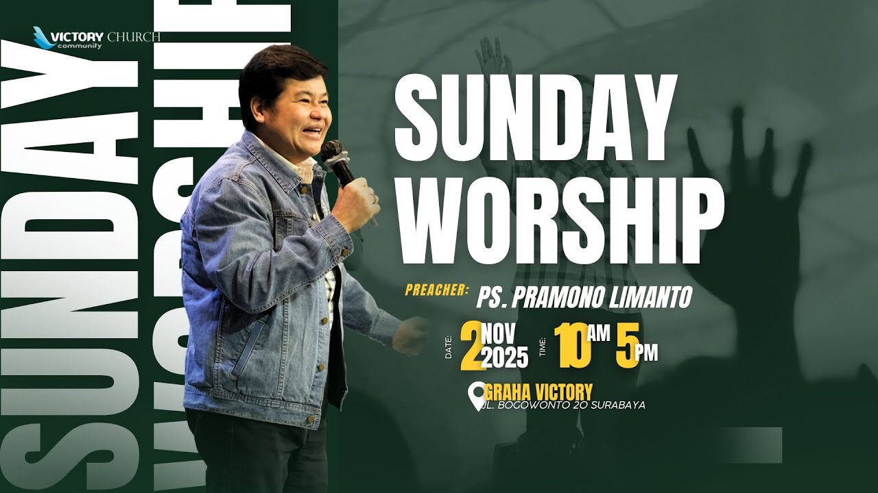 2 November 2025 - Sunday Worship 1 with Ps. Pramono Limanto - YouTube