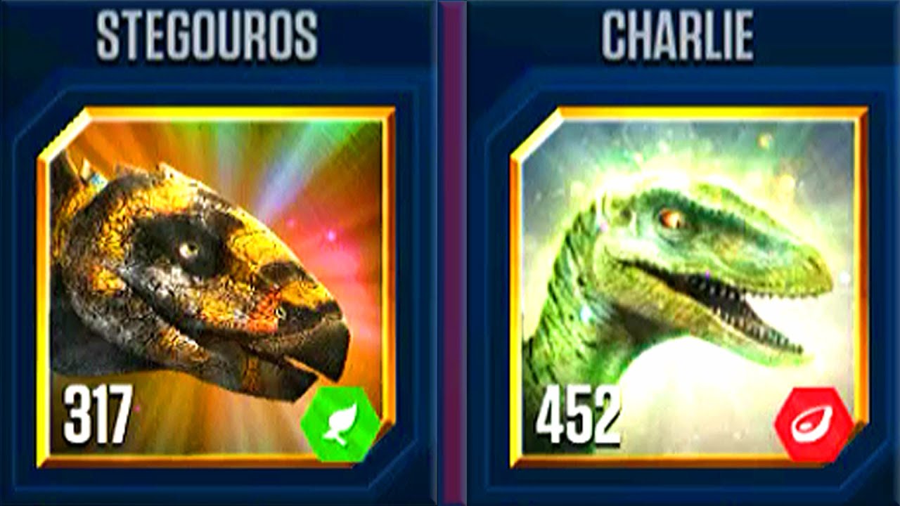 BATTLE STAGE CHARLIE VS STEGOUROS VS BAGEHESAURUS | JURASSIC WORLD THE ...