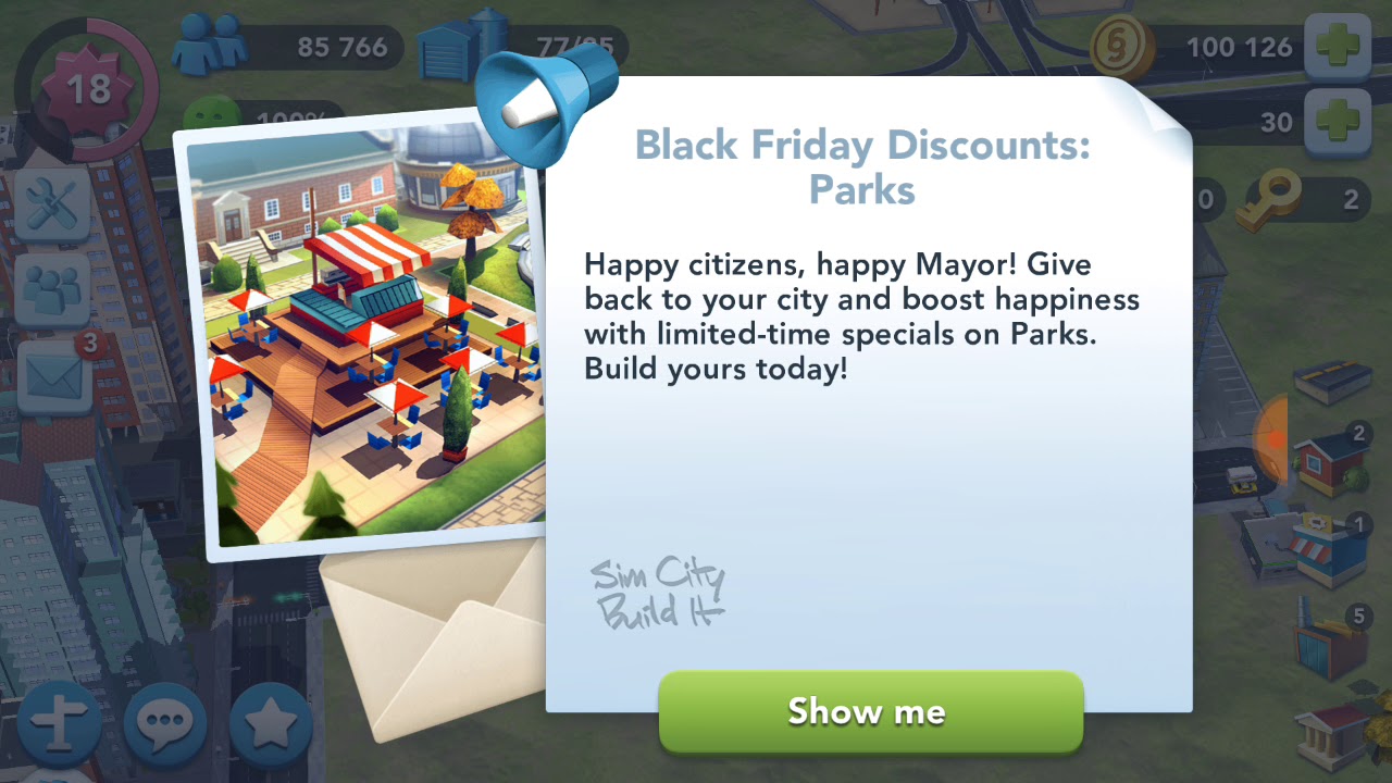 Sim City build it Black Friday deals news - YouTube