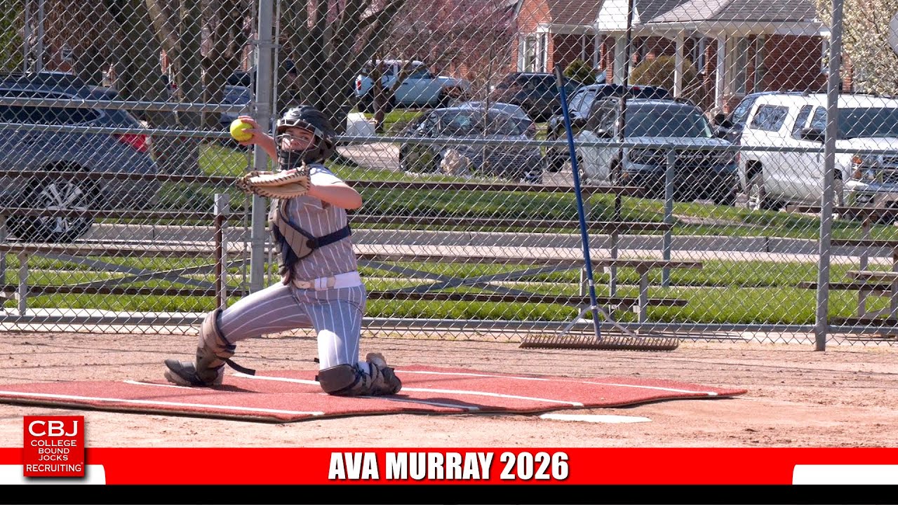 Ava Murray 2026 Catcher-1st Base Softball Skills Video - YouTube