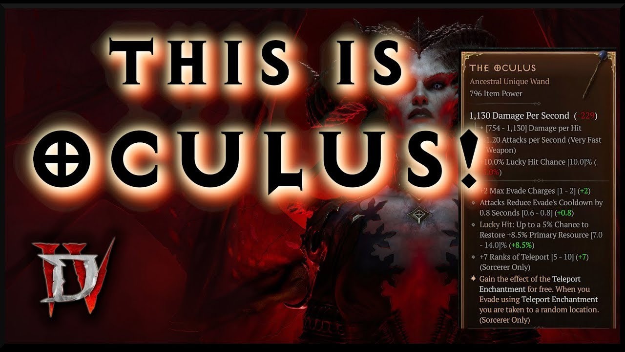 Diablo IV Oculus Ball Sorci Crasy Fun 😁 - YouTube