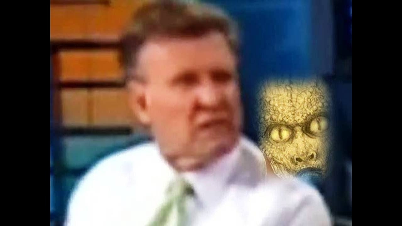 Hannibal Lecter Reptilian Captured Hissing At News Reporter - YouTube
