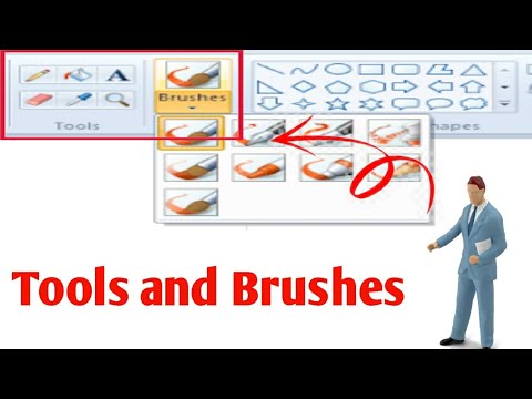 Tools and Brushes in Ms Paint complete details. - YouTube