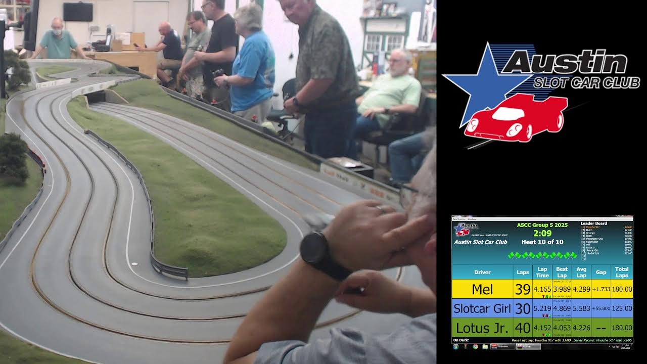 Austin Slot Car Club - ASCC NSR F1 22 - Race 2 - Oct 25 - YouTube