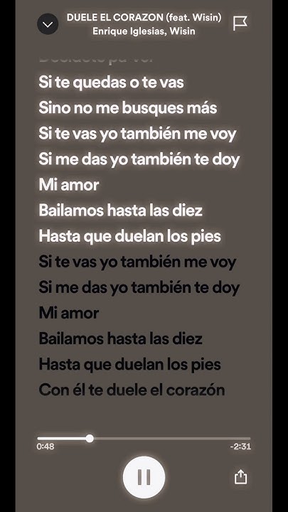 Enrique Iglesias - Duele El Corazon #shorts #viral #reels #music #song ...