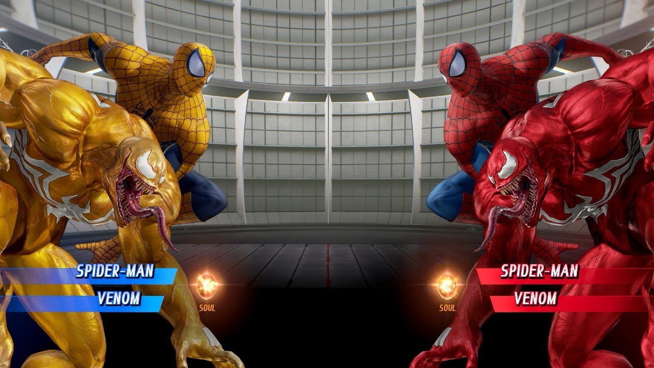 Yellow Venom & Yellow Spider-man VS Red Venom & Spider-man - Marvel vs ...