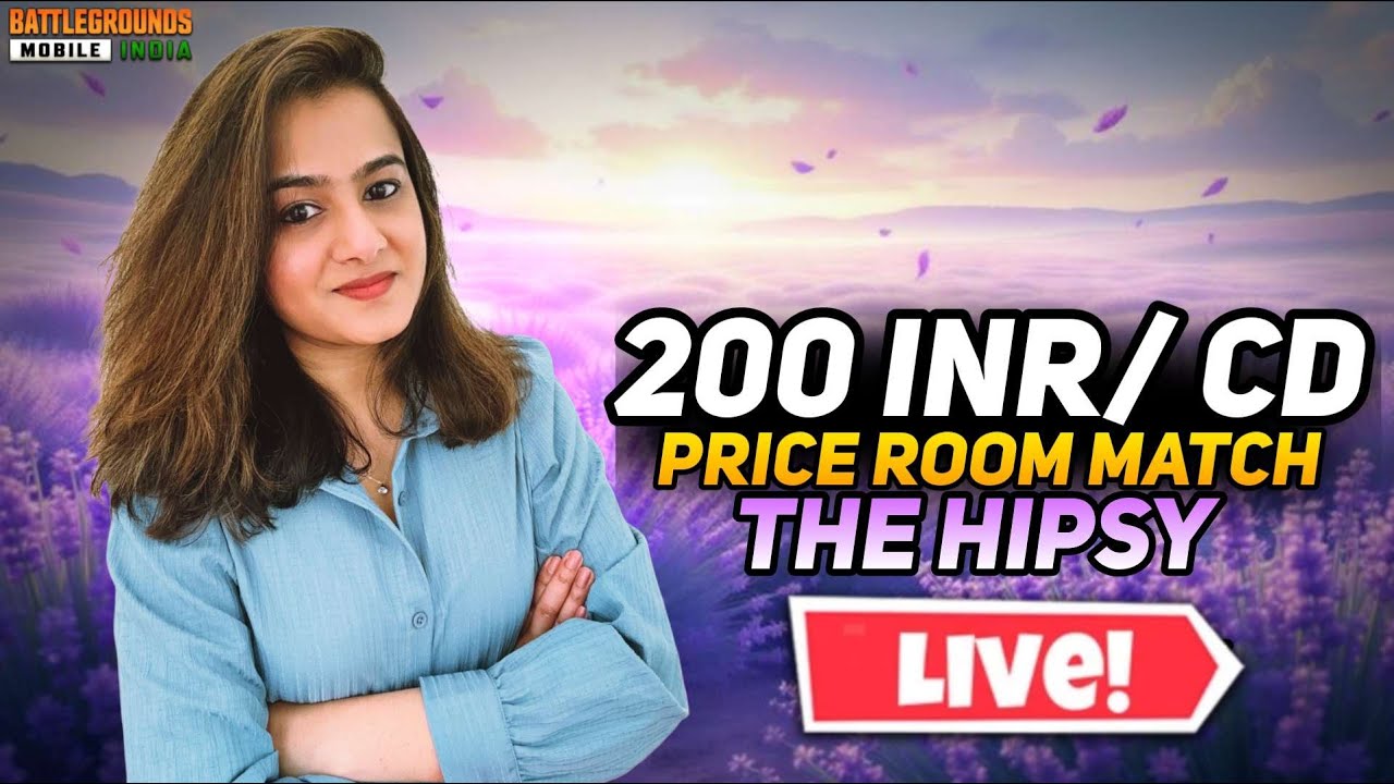 BGMI Live TAMIL Open PRICE Room Match | GIRL GAMER | PUBG Live Tamil || THE HIPSY - YouTube