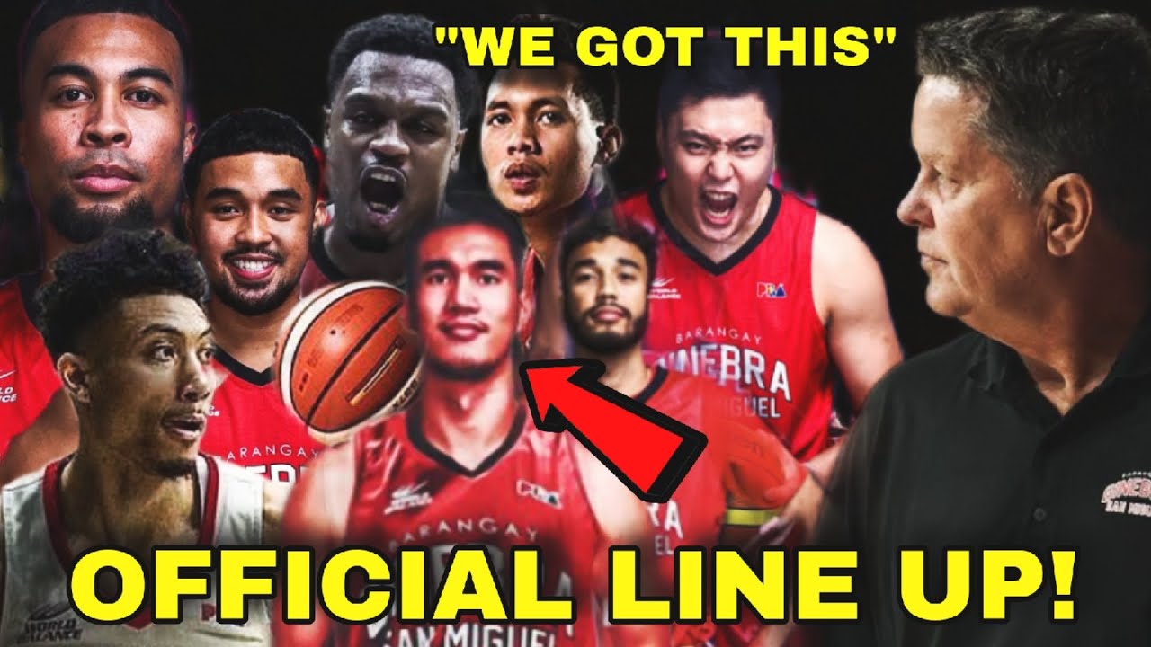 MAKAKALARO LAHAT! OFFICIAL LINE UP NG GINEBRA! PANG MALAKASANG ROSTER ...