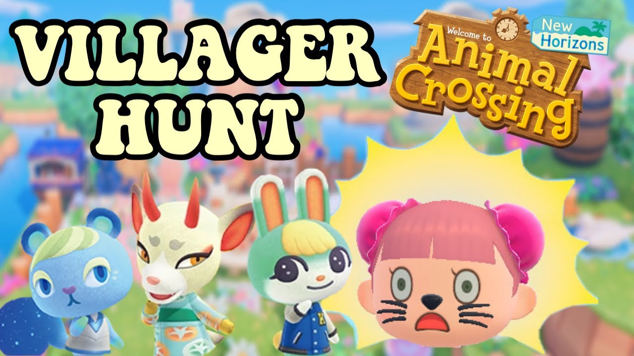🔴 Villager Hunting for a NEW villager!!! Animal Crossing New Horizons ...