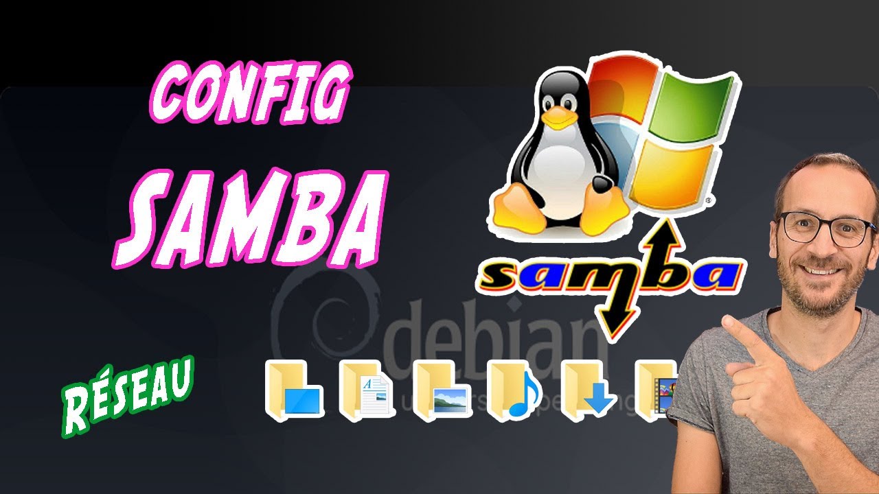 [9] Installation de Samba sur Debian 11 et configuration de base - YouTube