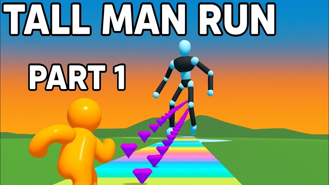 Tall Man Run Gameplay Part 1 | Fun Race Levels | Android Game. - YouTube