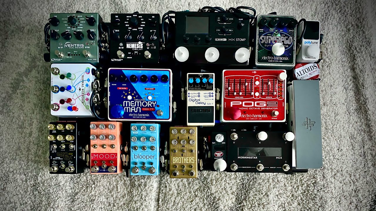 2021 LIVE Pedalboard Walkthrough | Update | GearTalk | Q&A - YouTube
