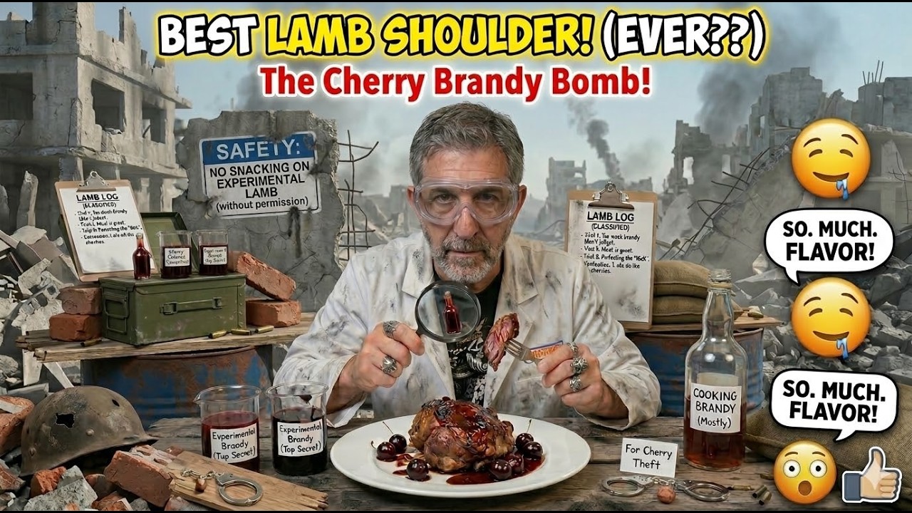 Best Lamb Shoulder with Cherry Brandy sauce Recipe | Metal Chopping ...