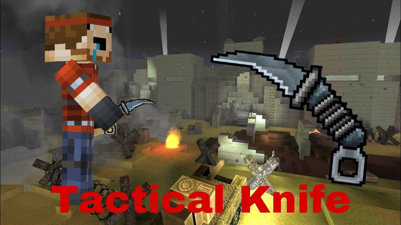 Tactical Knife gameplay and review | Pixel gun 3D - YouTube