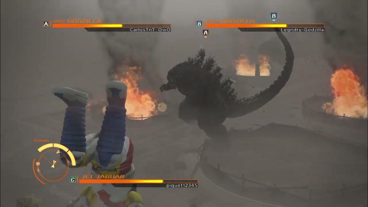 Godzilla Ps4 Jet Jaguar vs Godzilla (Ring Breath) and Godzilla (Vapor Breath) - YouTube