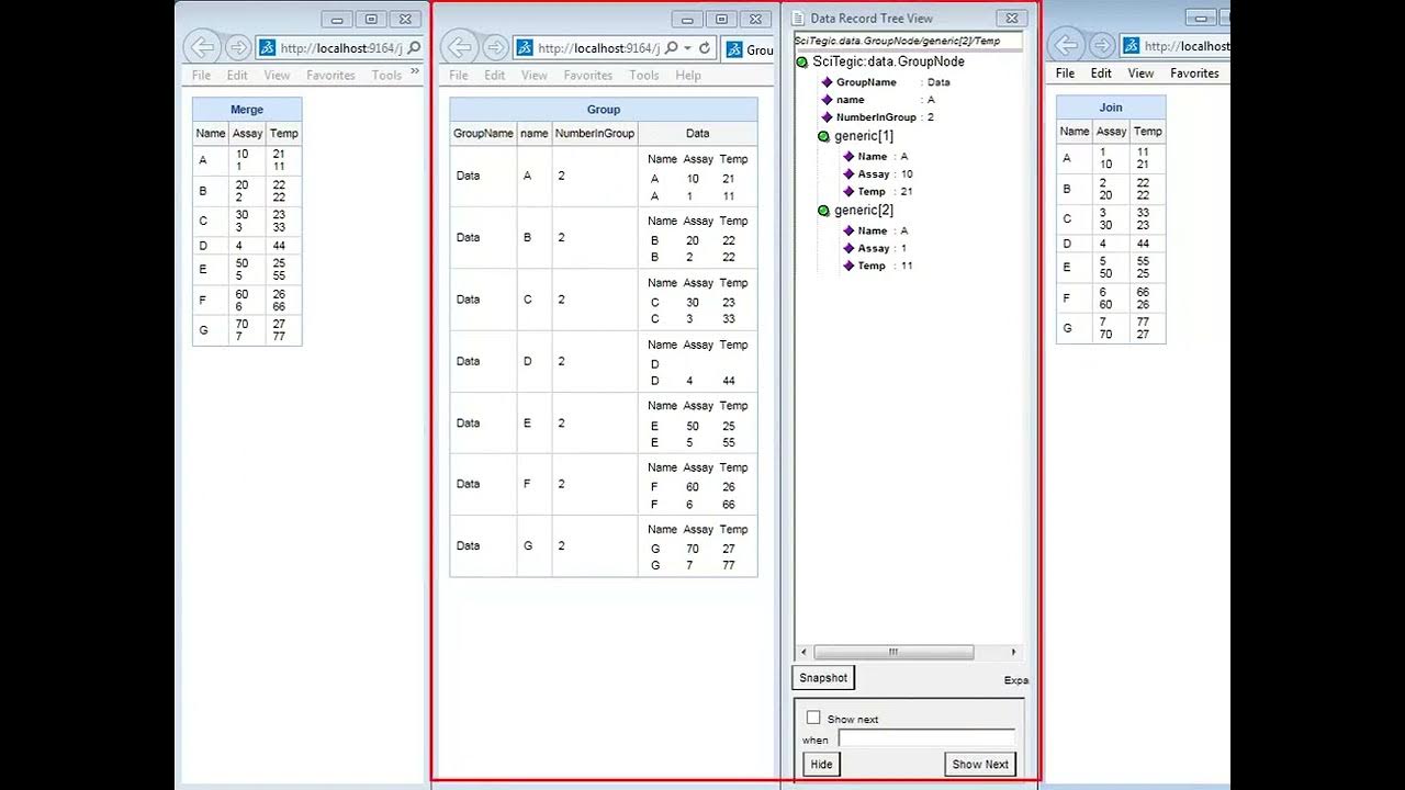 11-Compare Merging Joining and Grouping in Pipeline Pilot - YouTube