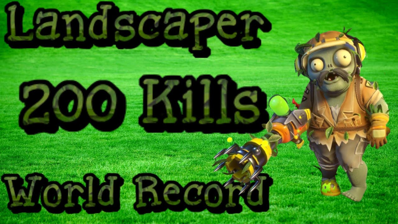 Landscaper 200 Kills World Record PvZ GW2 - YouTube