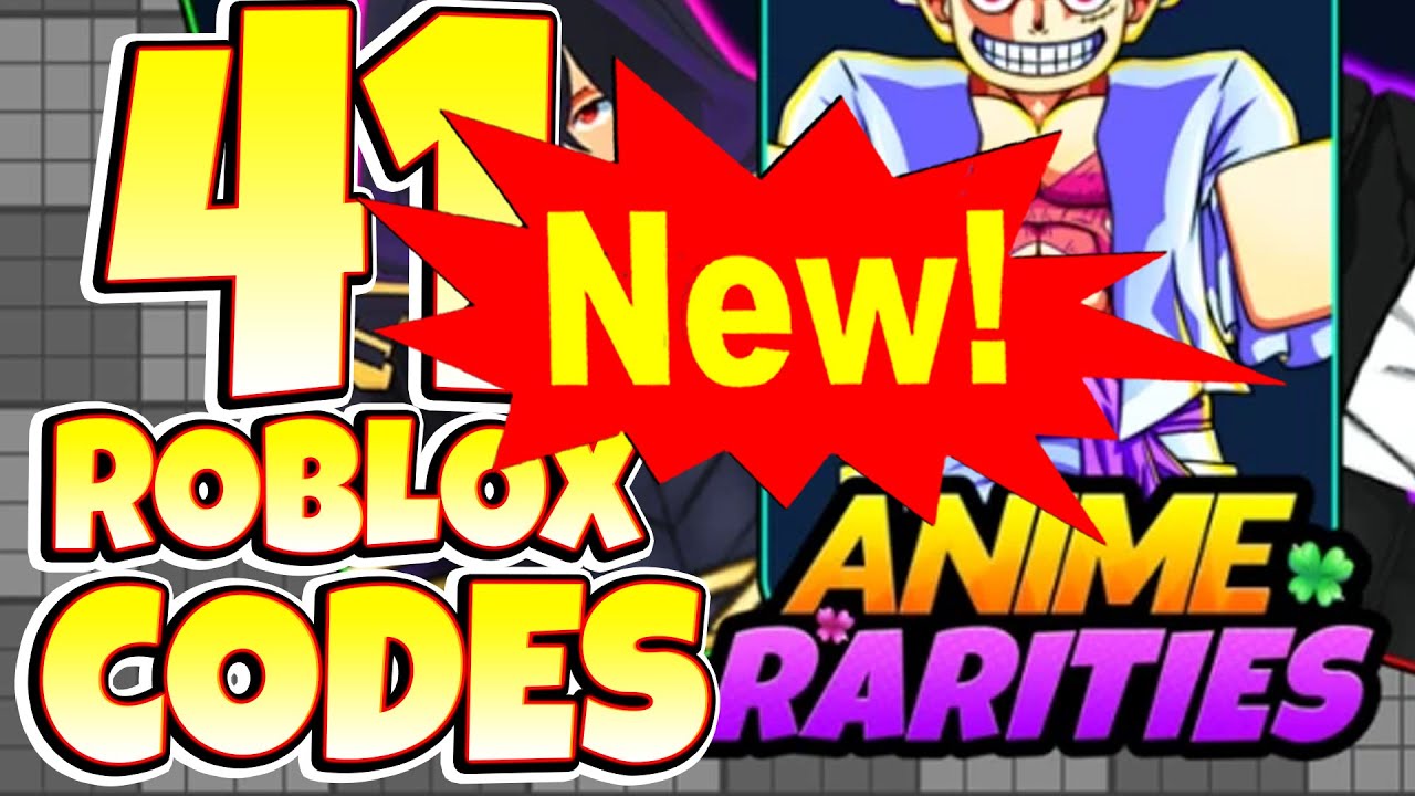 Anime Rarities, RNG Anime Rarities, Roblox, 41 SECRET CODES, ALL ...