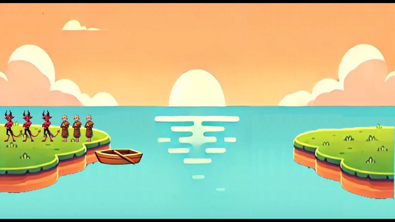 Logic | River Crossing Puzzle - Level 2 - YouTube