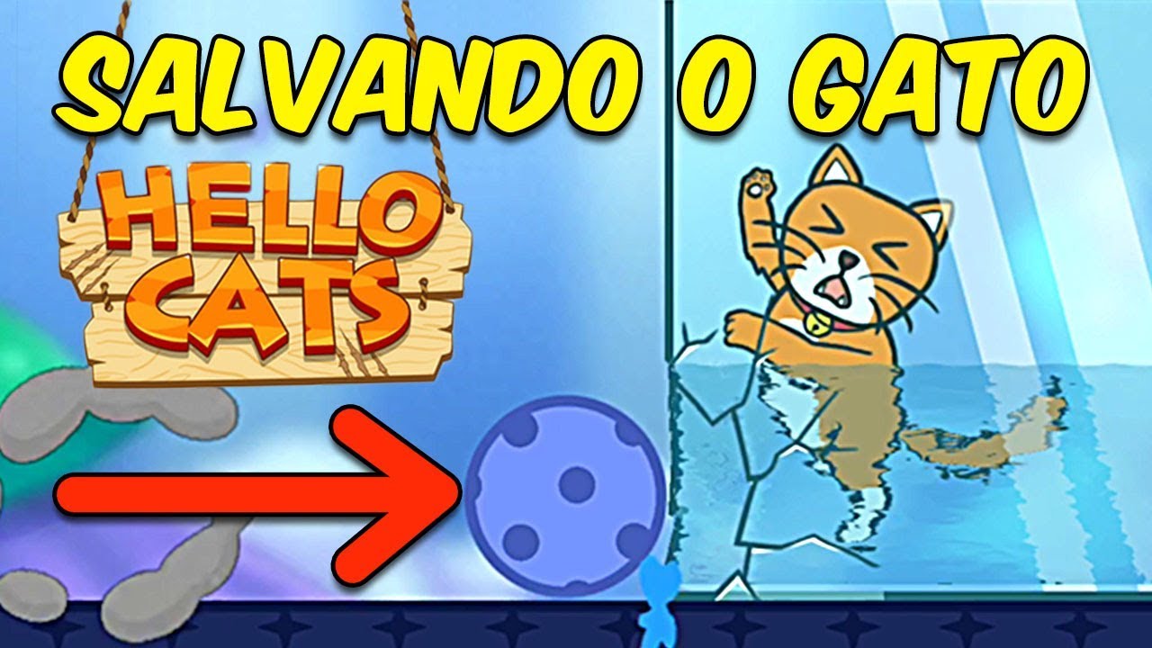 SALVANDO O GATINHO | Hello Cats - YouTube