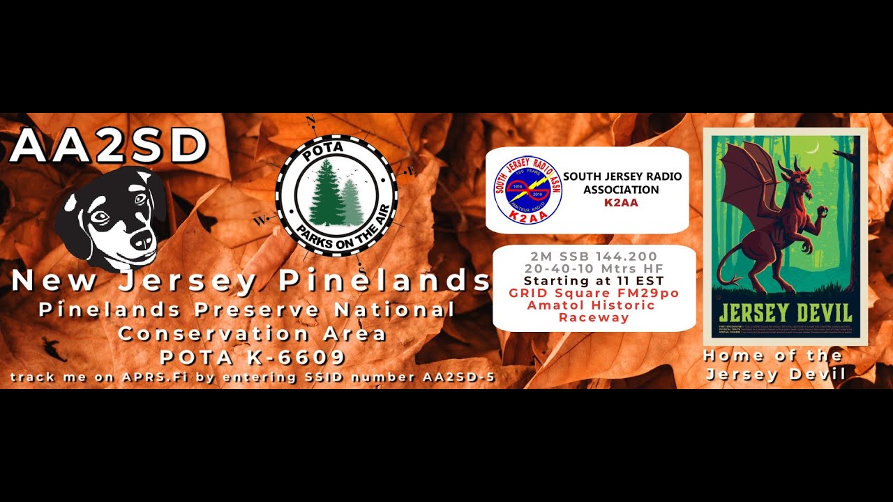 Atlantic City Speedway Amatol Hammonton NJ POTA AA2SD K2AA - YouTube