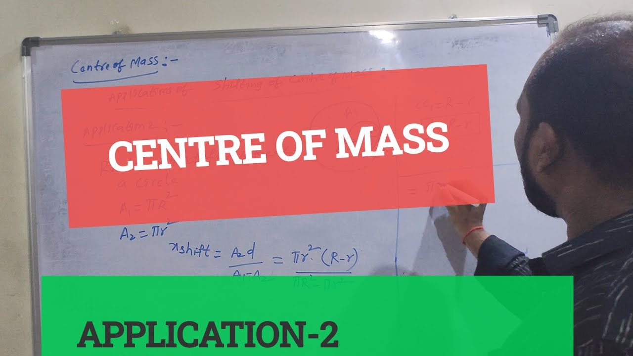 SHIFTING OF CENTRE OF MASS-APPLICATION -2 CIRCLE #physics BY #ANJI SIR ...