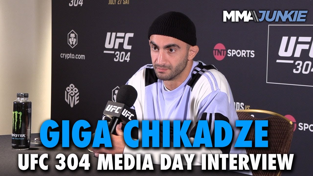 Giga Chikadze: 'Guys that try to wrestle with me get knocked out faster ...
