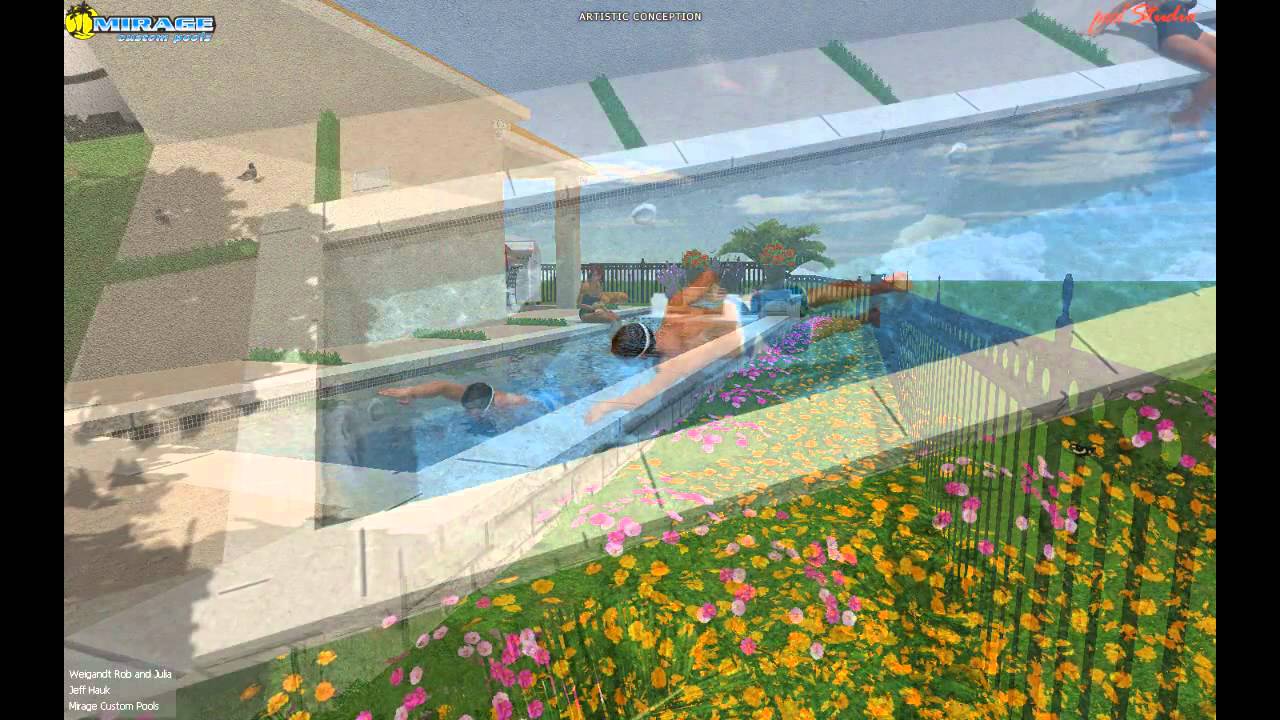 Mirage Custom Pools Lakes of Las Colinas Huntington Sanders Homes ...