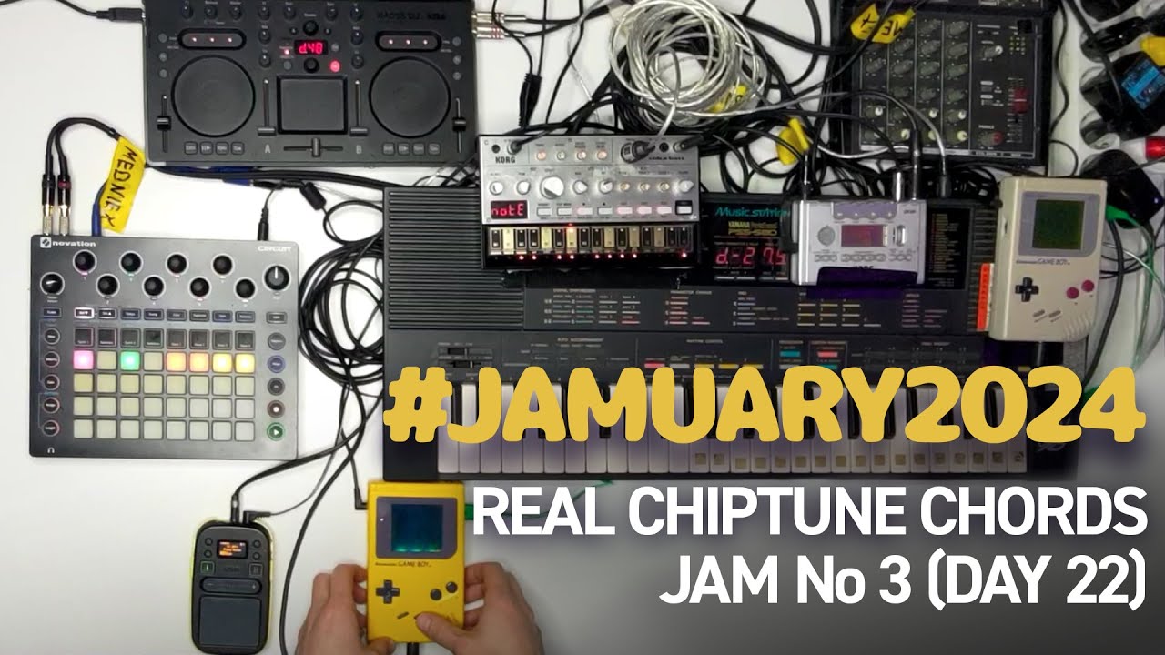 Real chiptune chords: #jamuary2024 Day 22 - YouTube